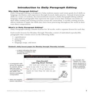 Daily Paragraph Editing - LUYEN THI KET PET FCE